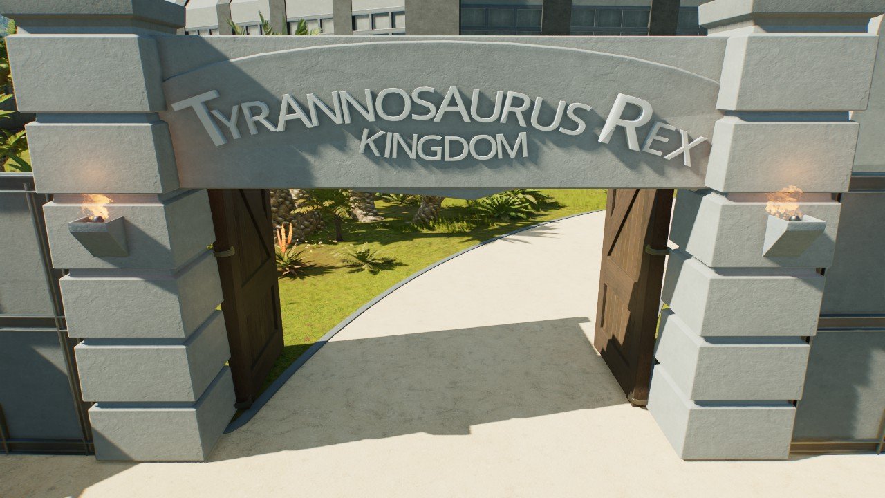 T rex kingdom gate - Workshop - Jurassic World Evolution 3