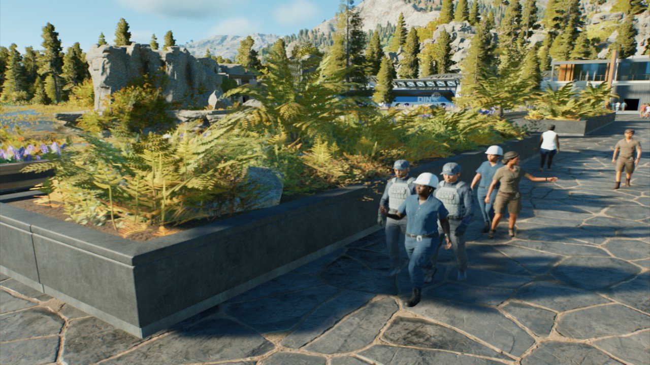 Redwood themed large planter 01 - Workshop - Jurassic World Evolution 3