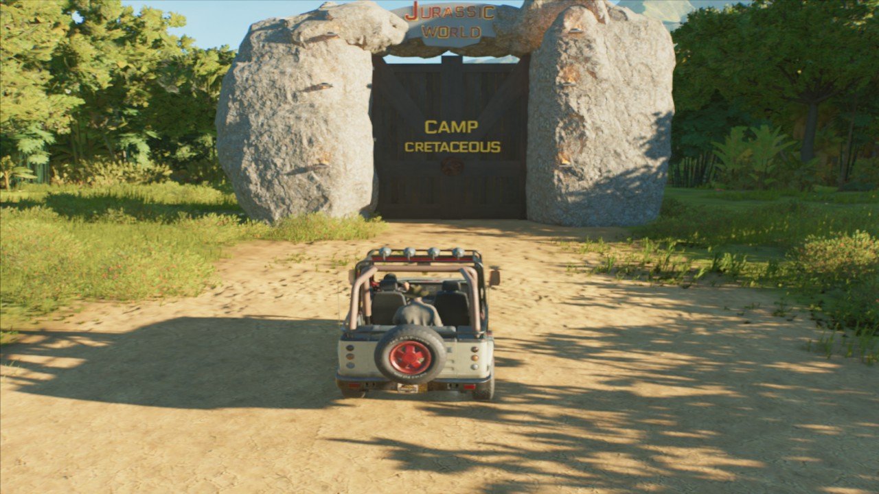Camp Cretaceous Gate closed - Workshop - Jurassic World Evolution 3