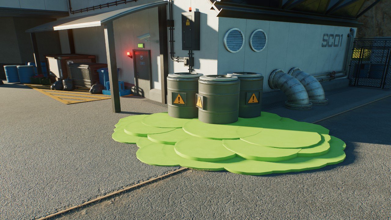 Toxic Waste Barrels with Goo - Workshop - Jurassic World Evolution 3