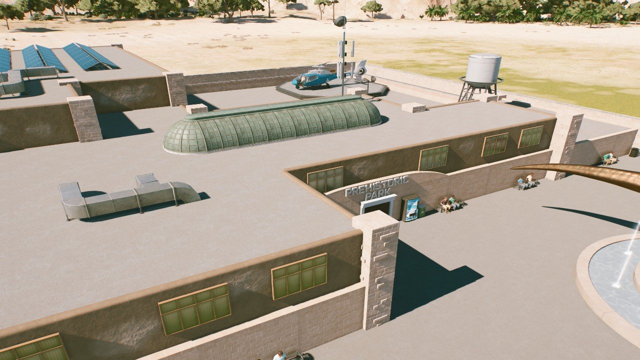 The entrence od prehistoric park - Workshop - Jurassic World Evolution 3