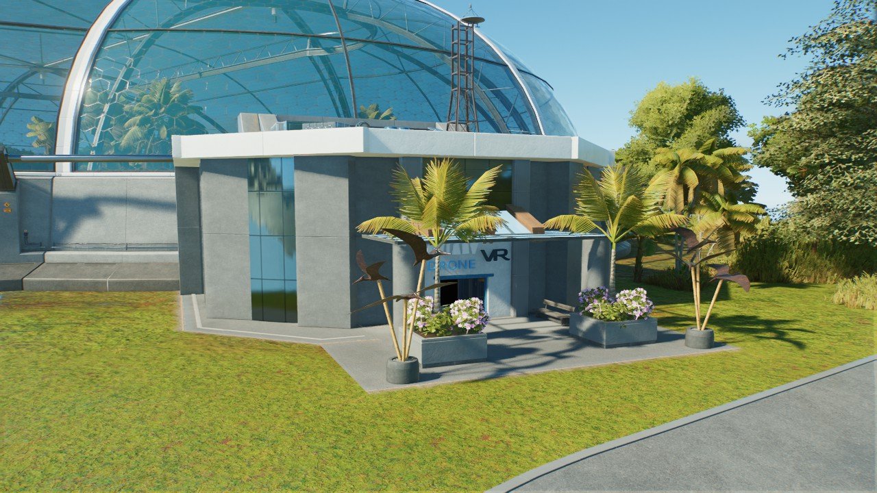 VR Drone Attraction Aviary Hatchery - Workshop - Jurassic World Evolution 3