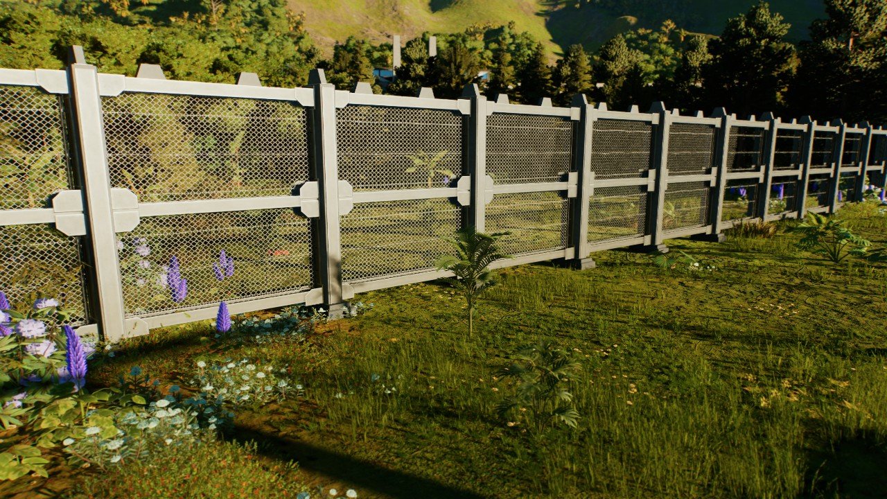 Zoo Tycoon 1 Chainlink Fence - Workshop - Jurassic World Evolution 3