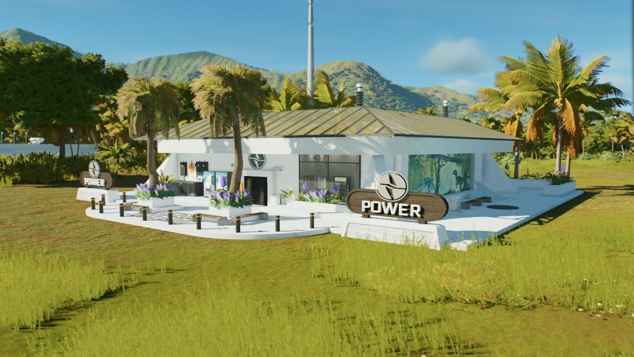 MODERN LARGE POWER STATION - Workshop - Jurassic World Evolution 3