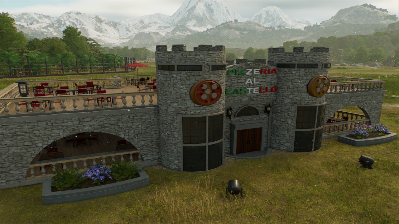 Food Amenity - Pizzeria al Castello - Workshop - Jurassic World Evolution 3