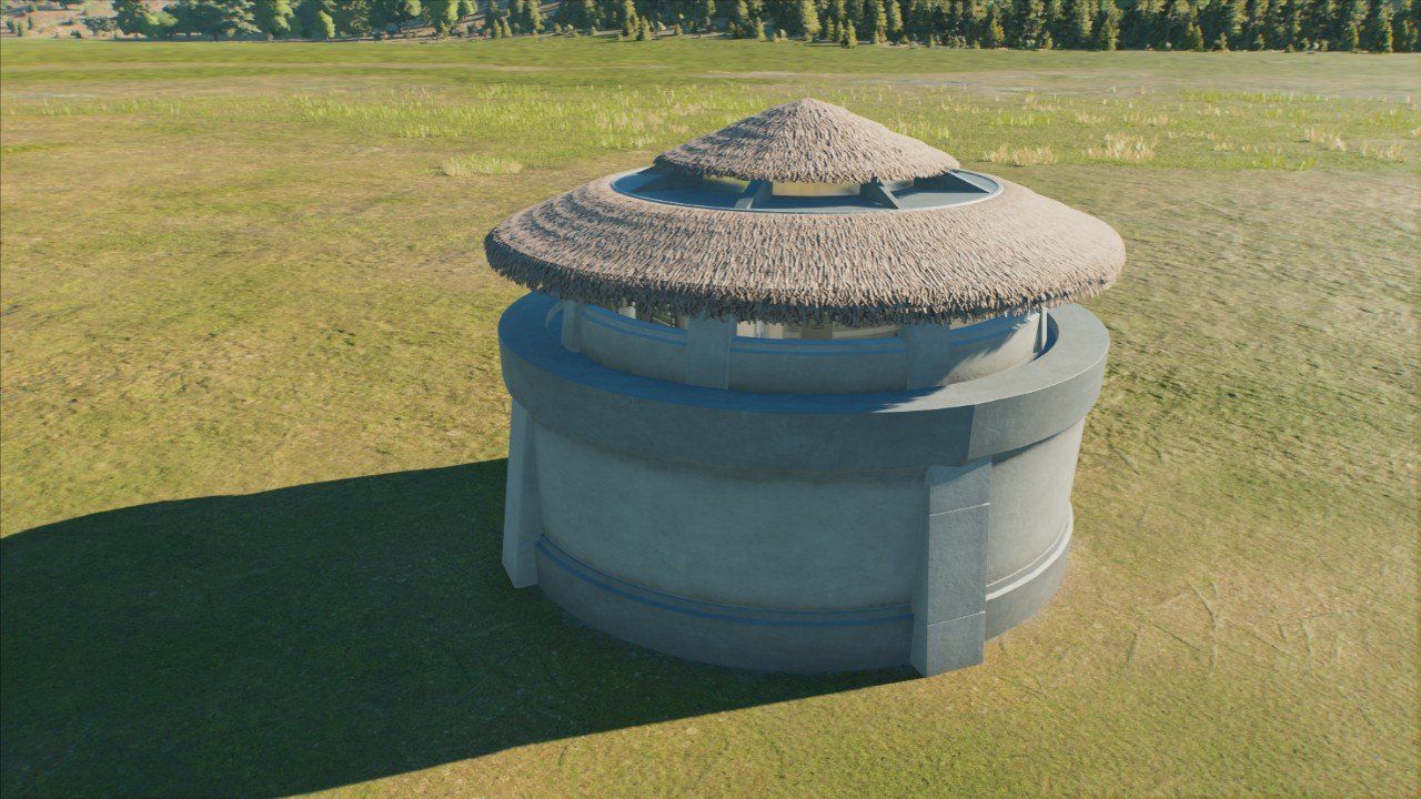 Jurassic Park Decorative Tower - Jurassic World Evolution 3 creation ...