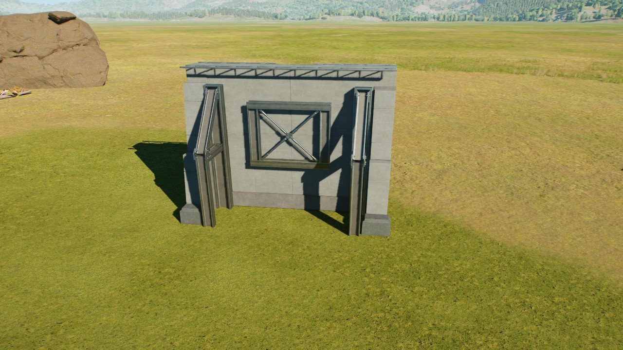 Strong Concrete wall - Workshop - Jurassic World Evolution 3