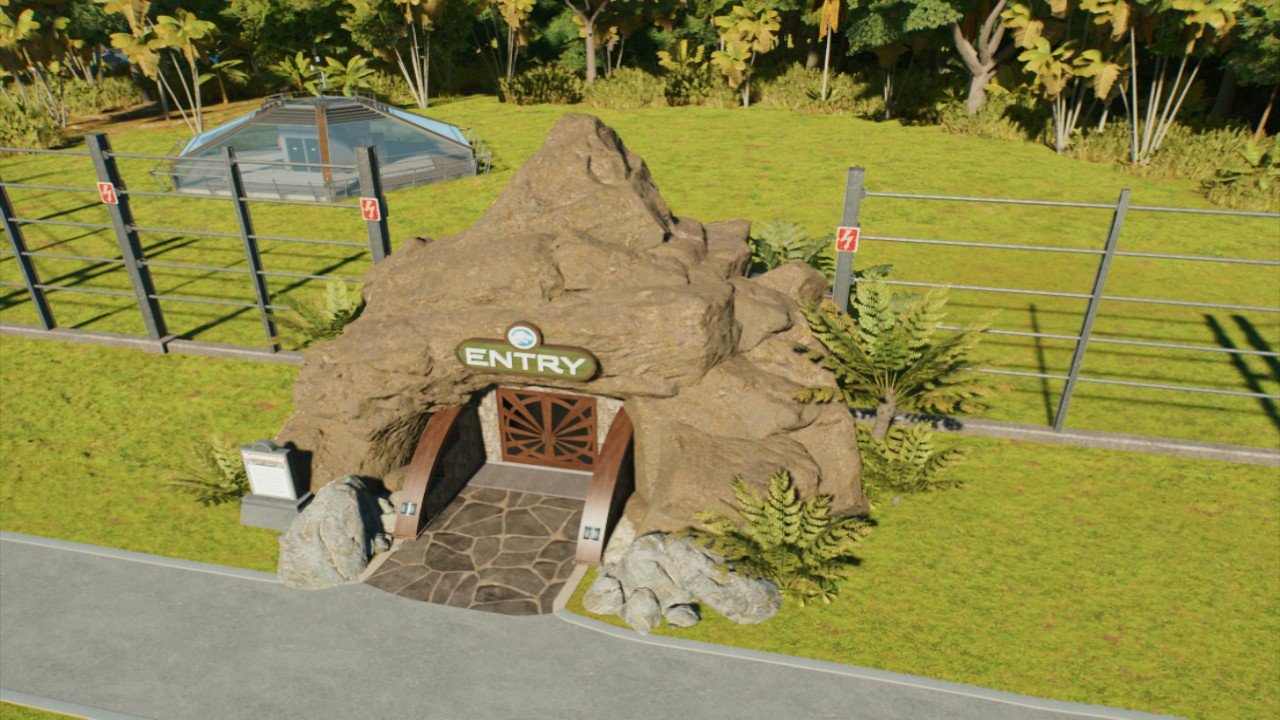 JPOG Viewing Dome Entrance - Workshop - Jurassic World Evolution 3