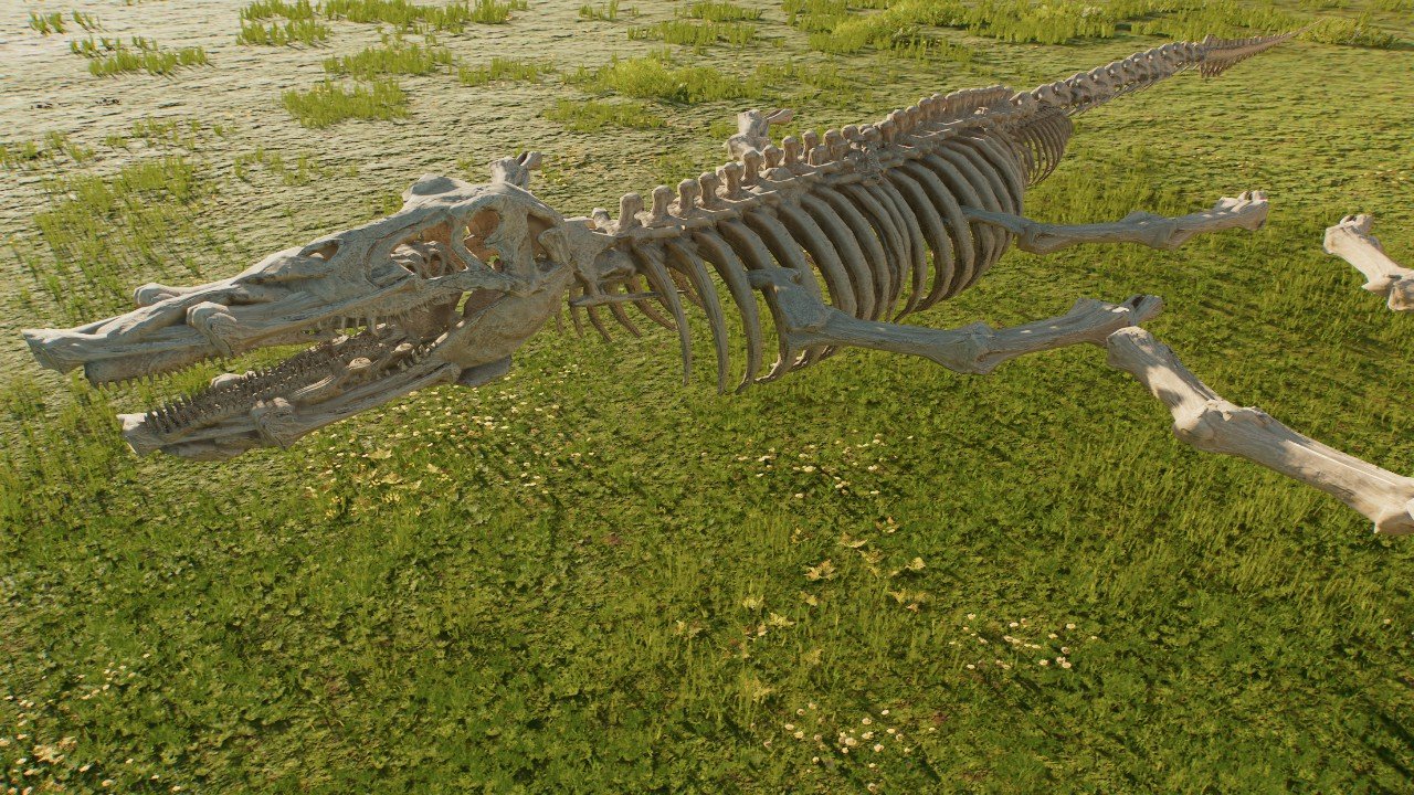 Mosasaurus skeleton - Workshop - Jurassic World Evolution 3