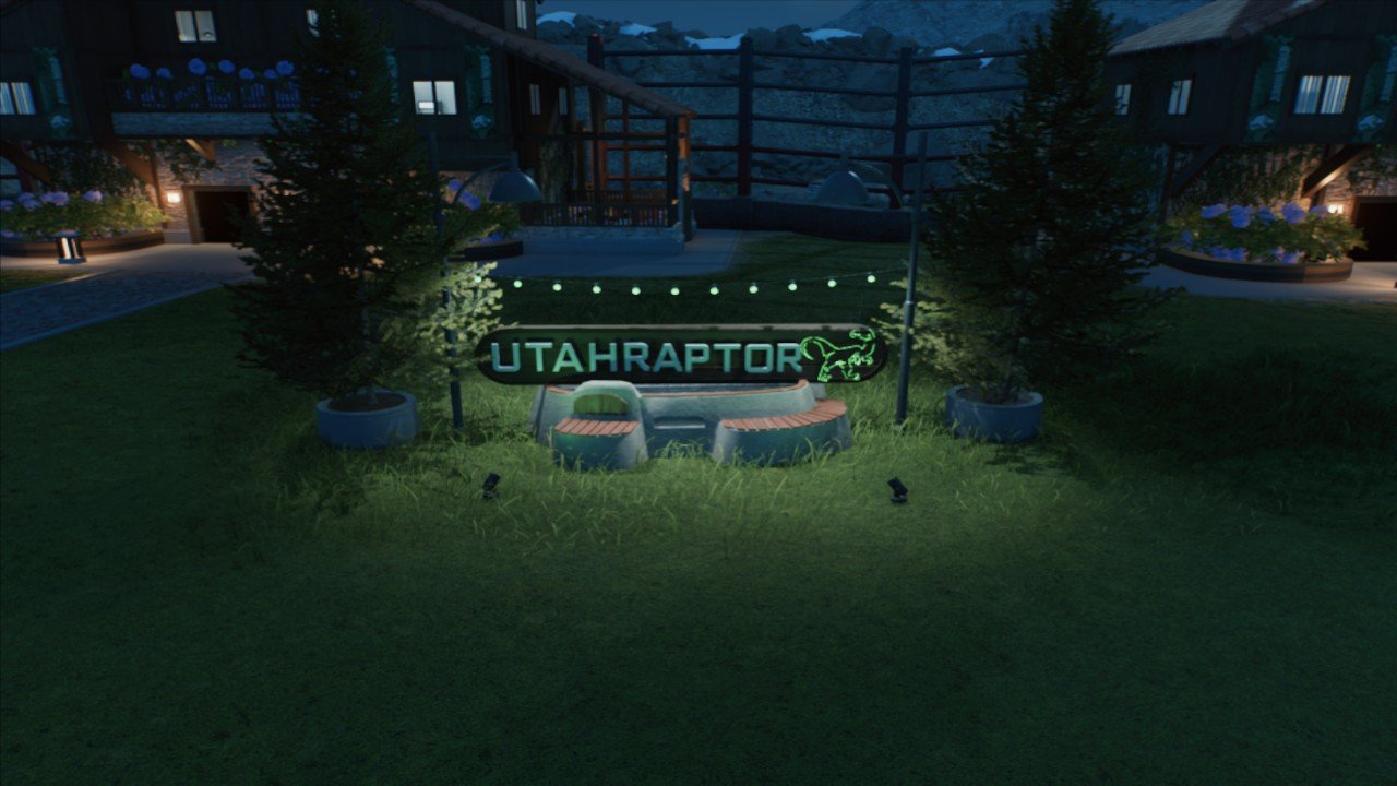 UtahRaptor Sign - Workshop - Jurassic World Evolution 3