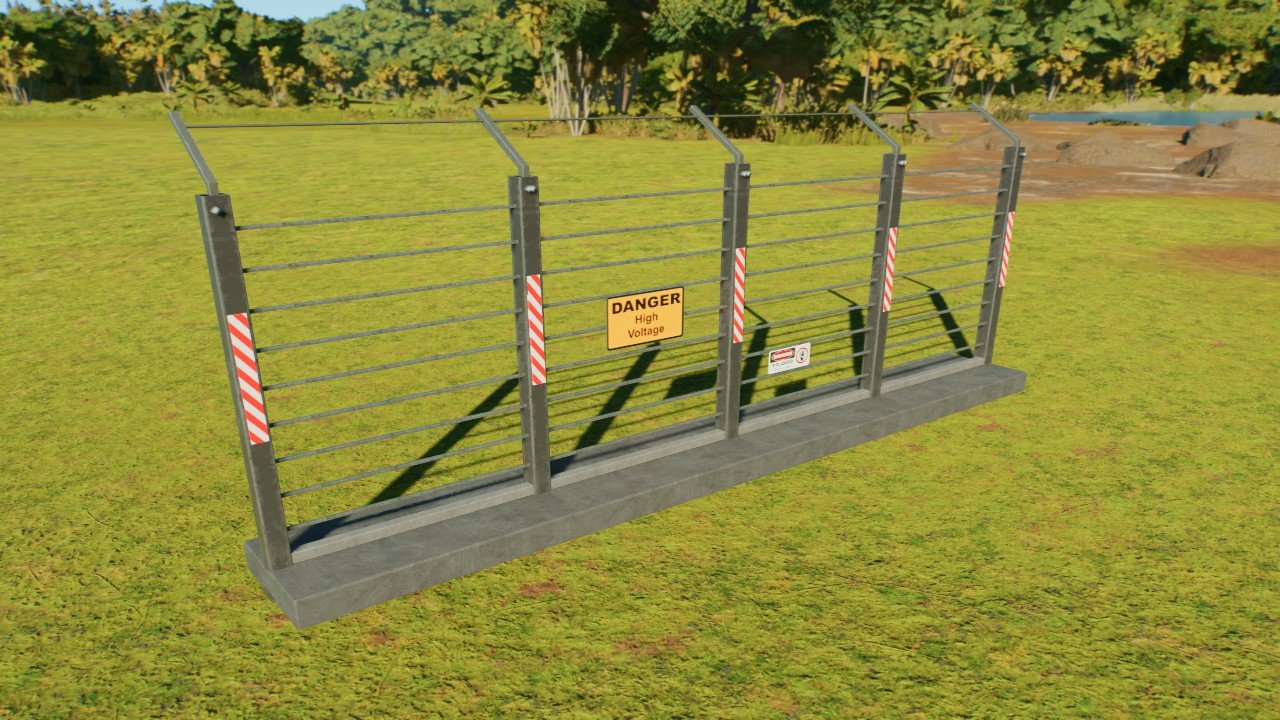 Small Electric Fence - Workshop - Jurassic World Evolution 3
