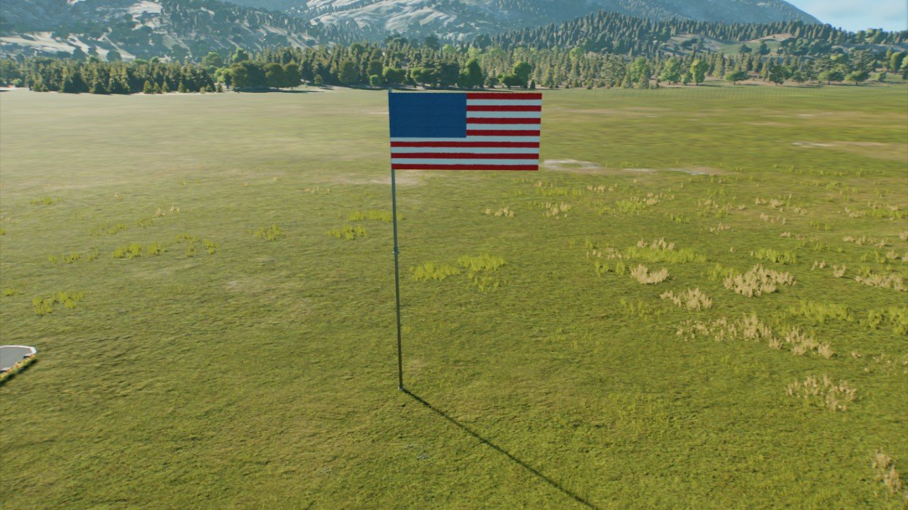 American flag - Workshop - Jurassic World Evolution 3