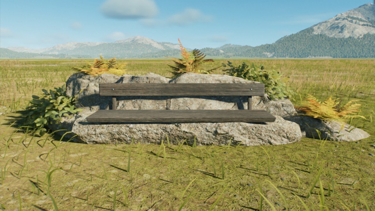 Naturalistic Bench - Workshop - Jurassic World Evolution 3