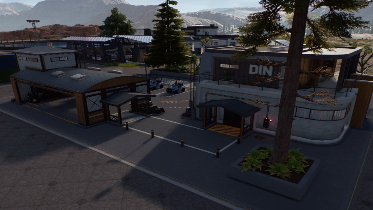 Extented DIN - Maintenance Center - Workshop - Jurassic World Evolution 3