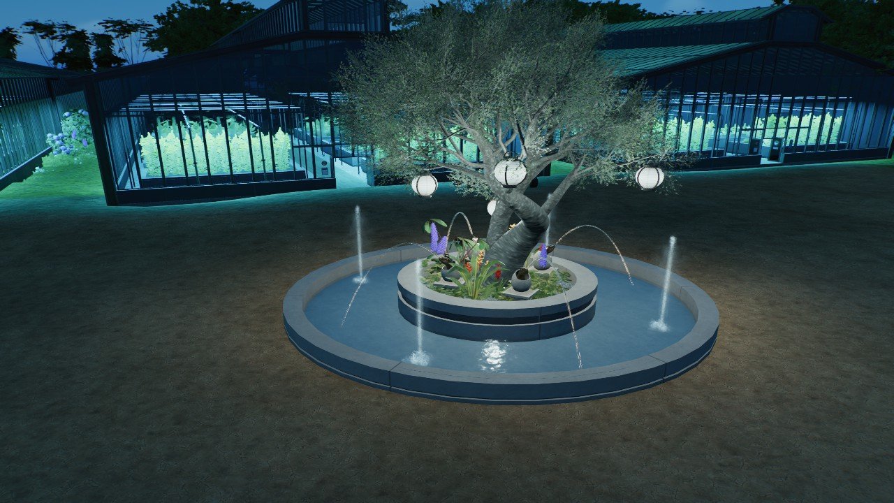 Fancy Fountain - Workshop - Jurassic World Evolution 3