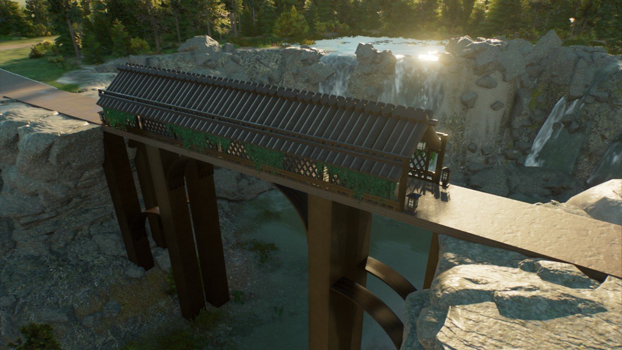 Log Alpine Bridge - Workshop - Jurassic World Evolution 3