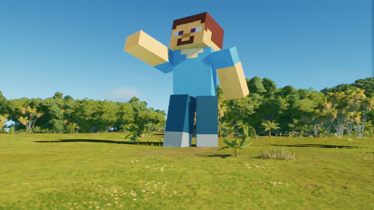 Minecraft: Steve - Workshop - Jurassic World Evolution 3