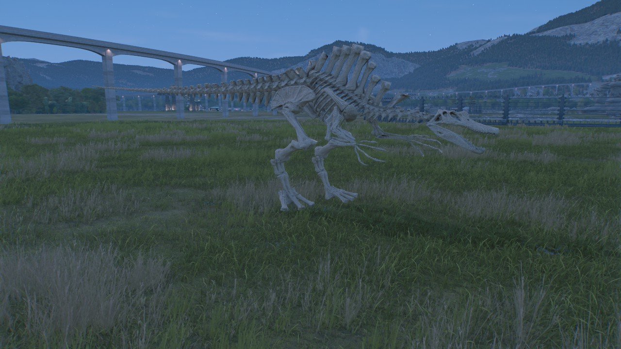 Low budget Asset 87 skeleton - Workshop - Jurassic World Evolution 3