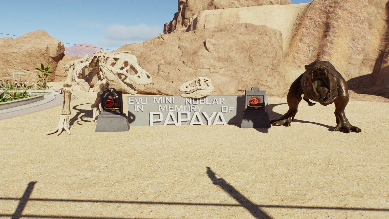 Evos mini nublar mascot memorial place - Workshop - Jurassic World ...