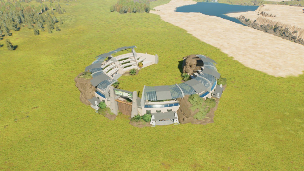 Amphitheatre blueprint - Workshop - Jurassic World Evolution 3