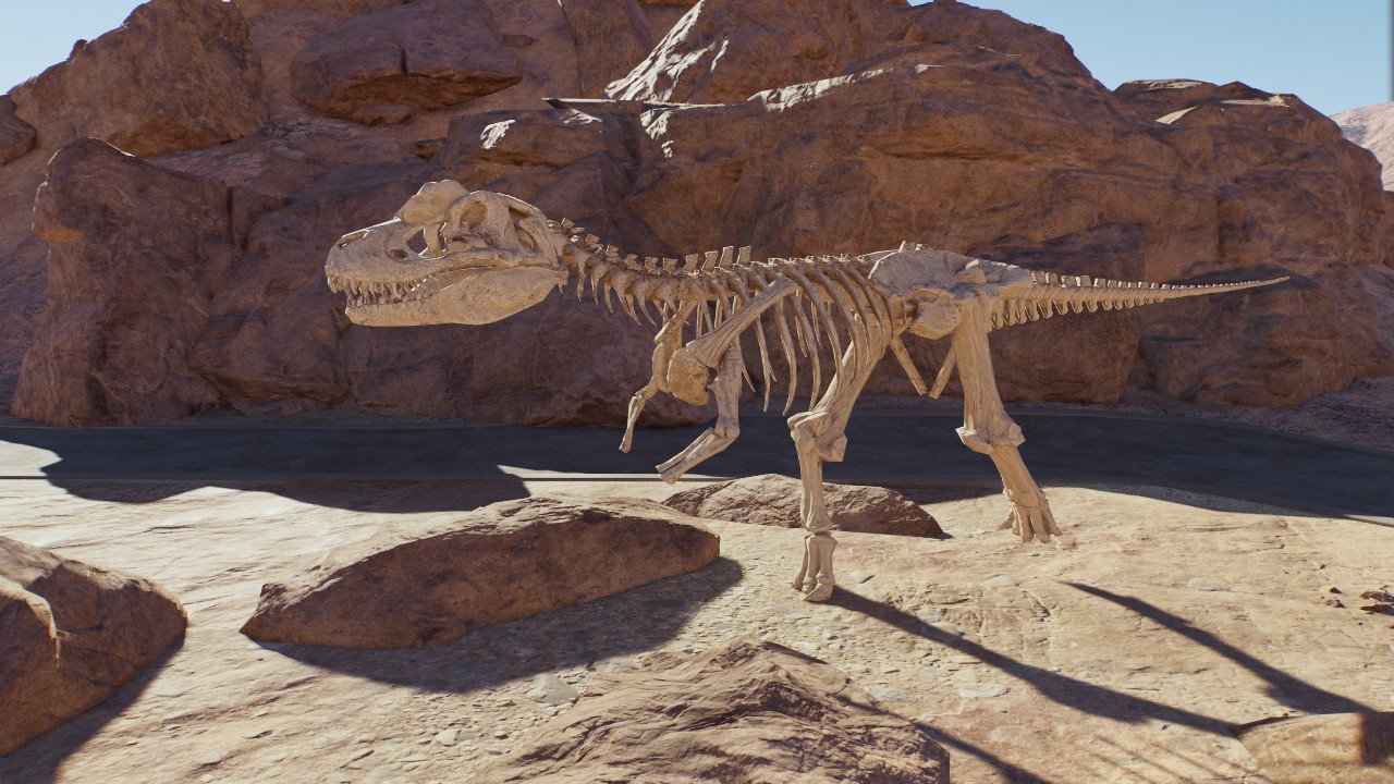 Allosaurus Skeleton - Workshop - Jurassic World Evolution 3