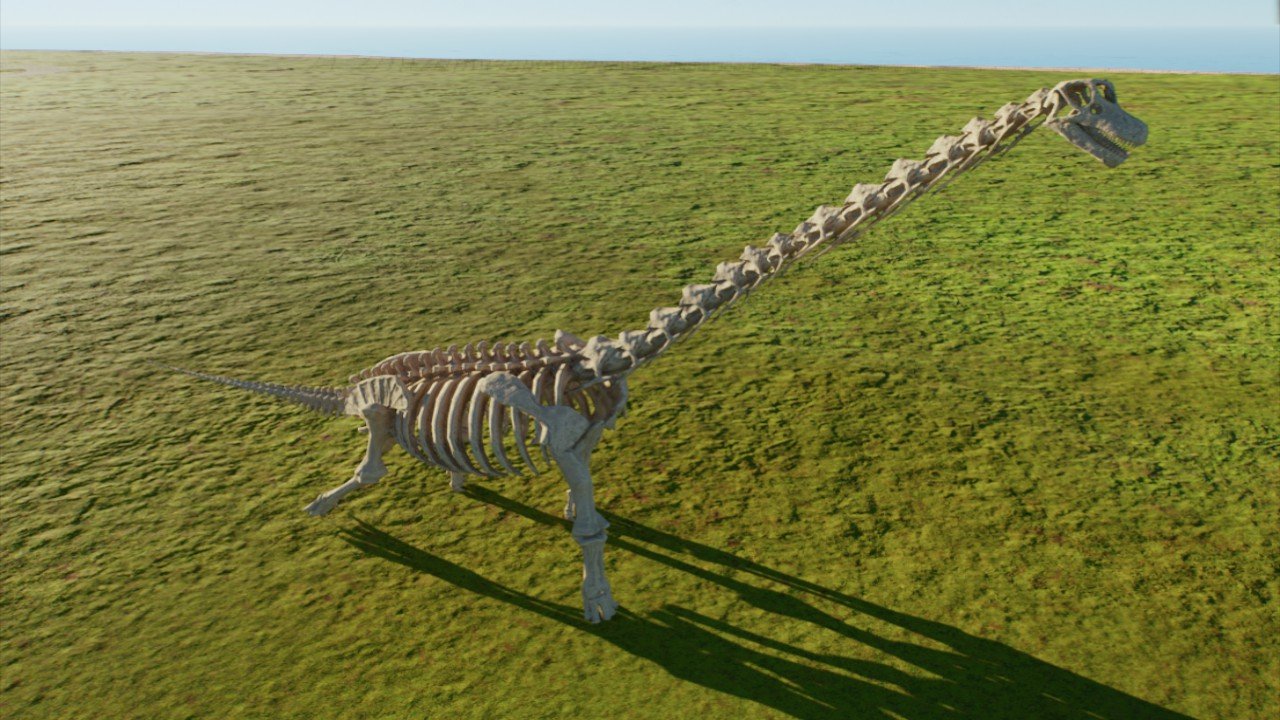 Brachiosaurus Skeleton - Workshop - Jurassic World Evolution 3