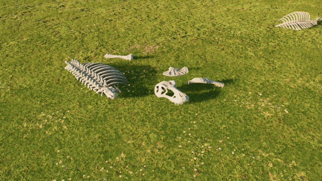 Skeletal Remains- Tyrannosaur - Workshop - Jurassic World Evolution 3