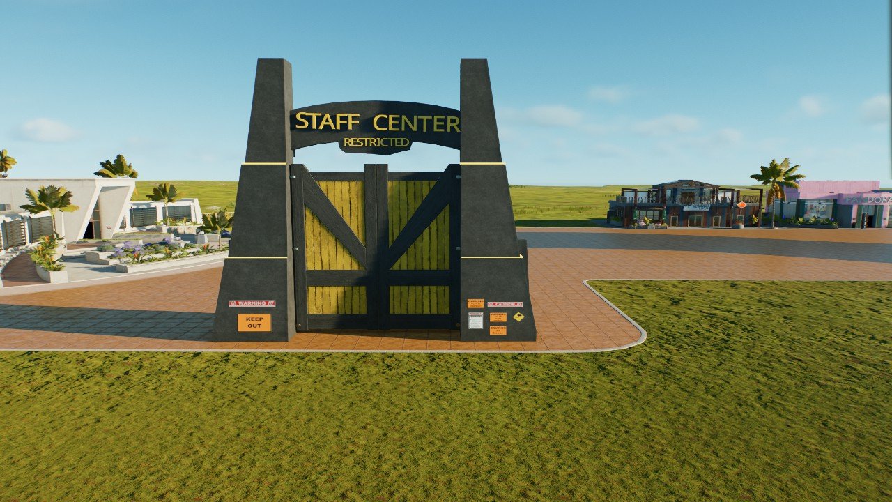 Staff Center Gate (American English) - Workshop - Jurassic World ...
