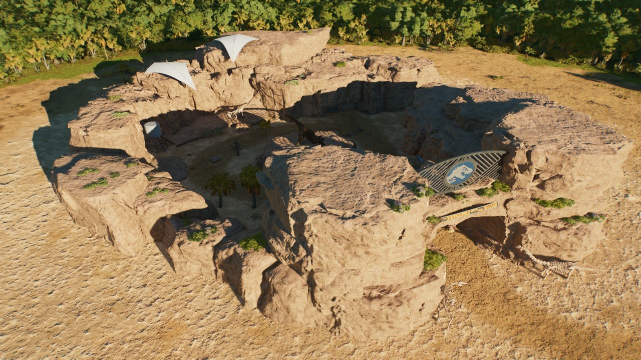 Dig Site Attraction - Jurassic World Evolution 3 mod - Frontier Workshop