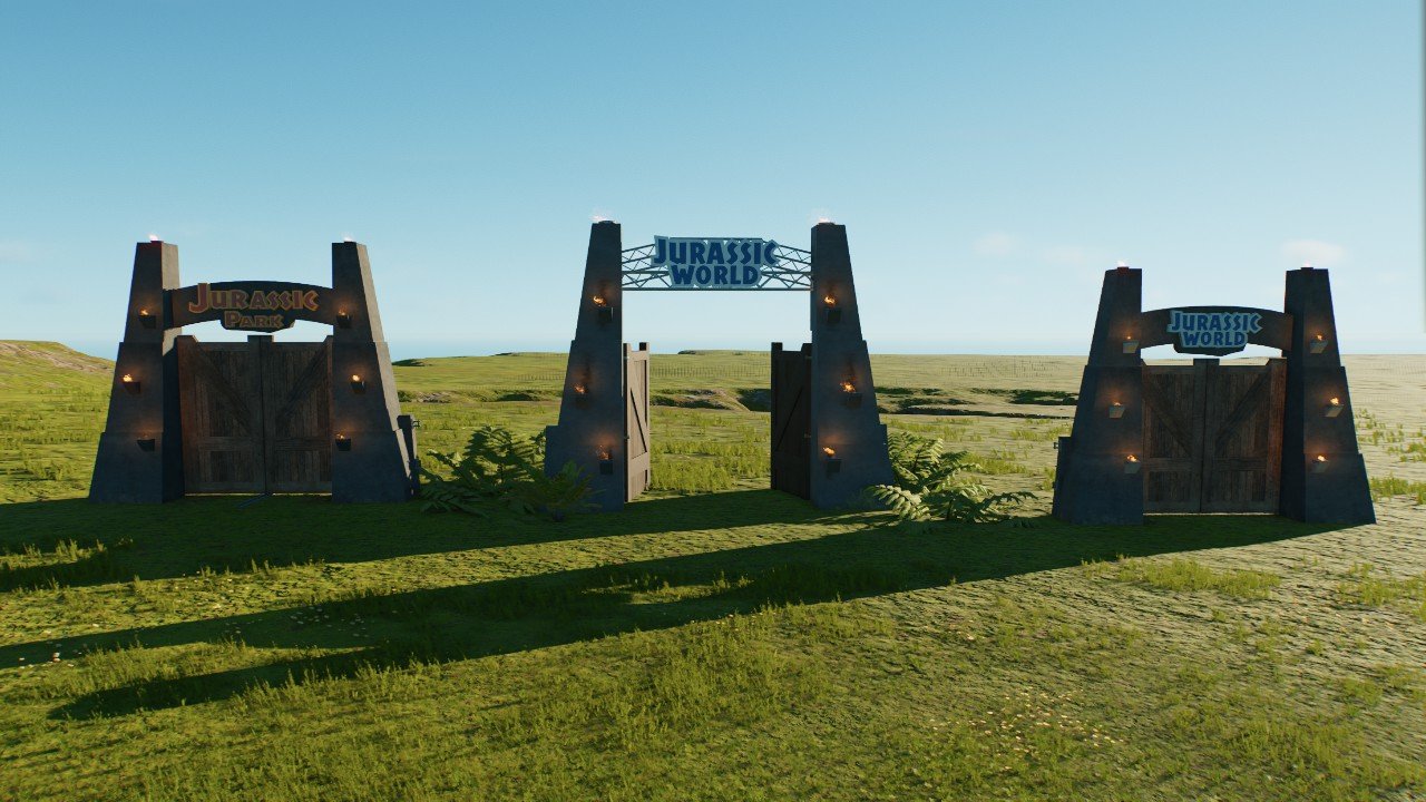 Jurassic World gate - Workshop - Jurassic World Evolution 3