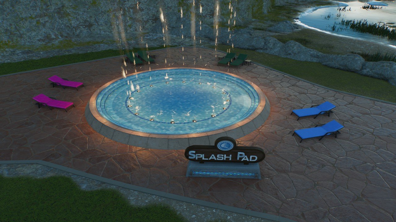 Kids Splash Pad Area - Workshop - Jurassic World Evolution 3