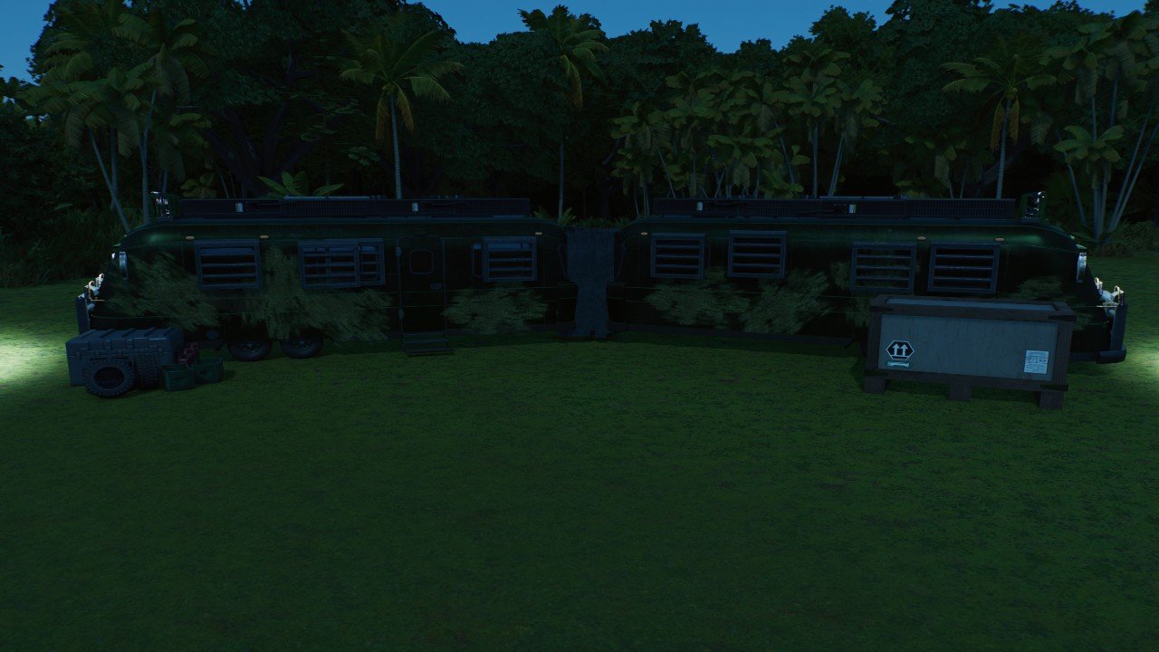 RV MOBILE LAB TRAILERS-LOST WORLD - Workshop - Jurassic World Evolution 3