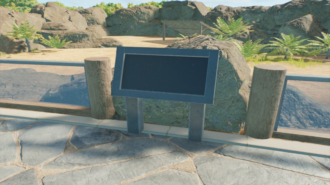 Info tablet - Workshop - Jurassic World Evolution 3