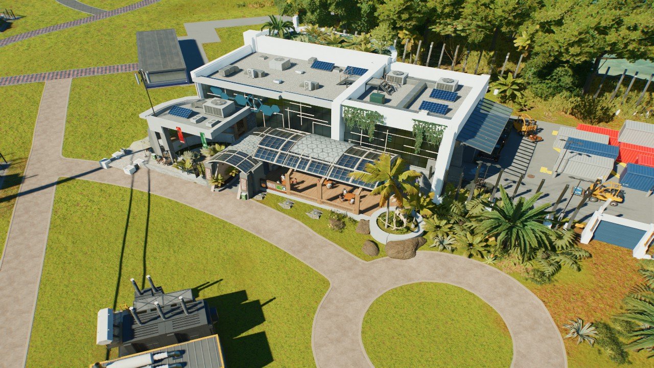 Highly secure modern research lab (updated) - Jurassic World Evolution ...