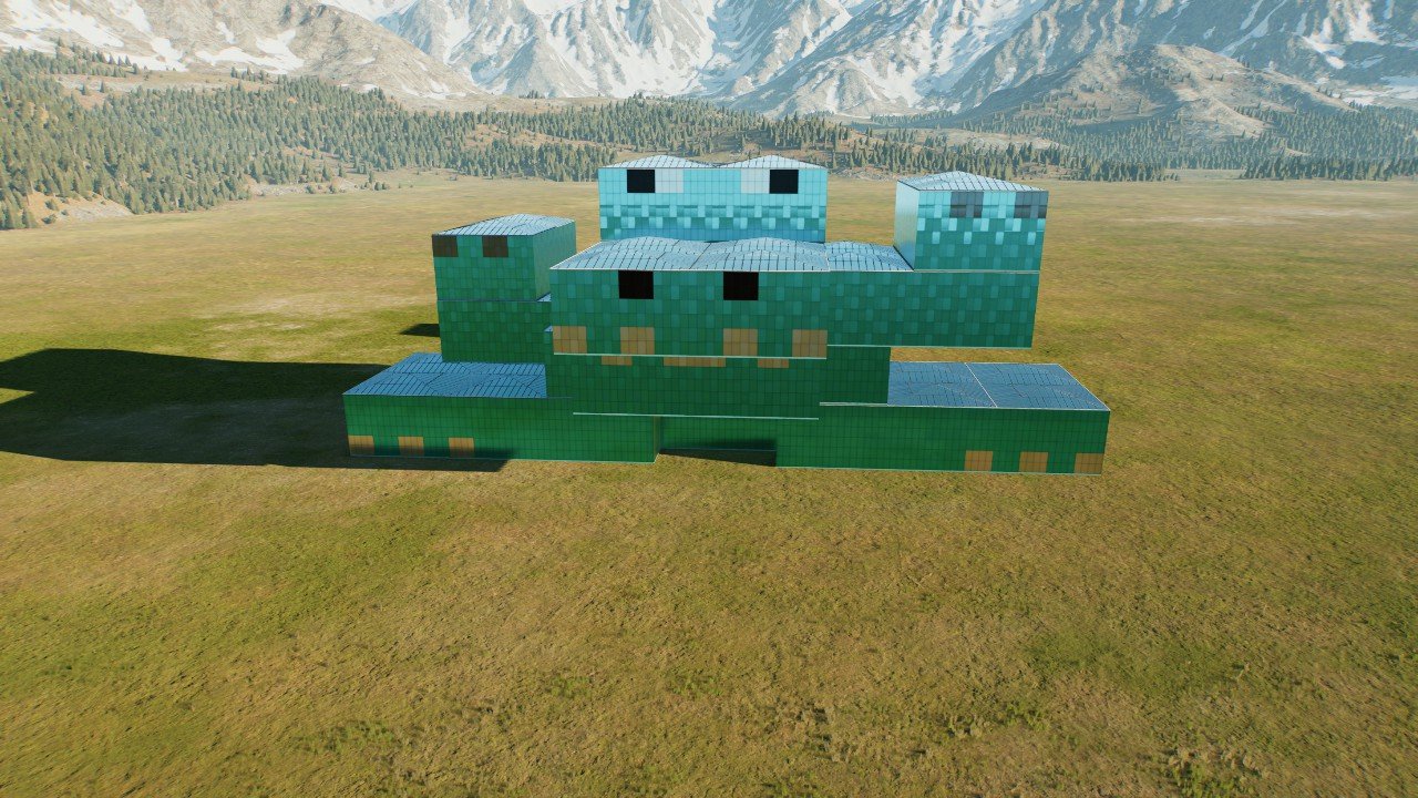 Giant Dinosaur Crocodile Building. - Workshop - Jurassic World Evolution 3