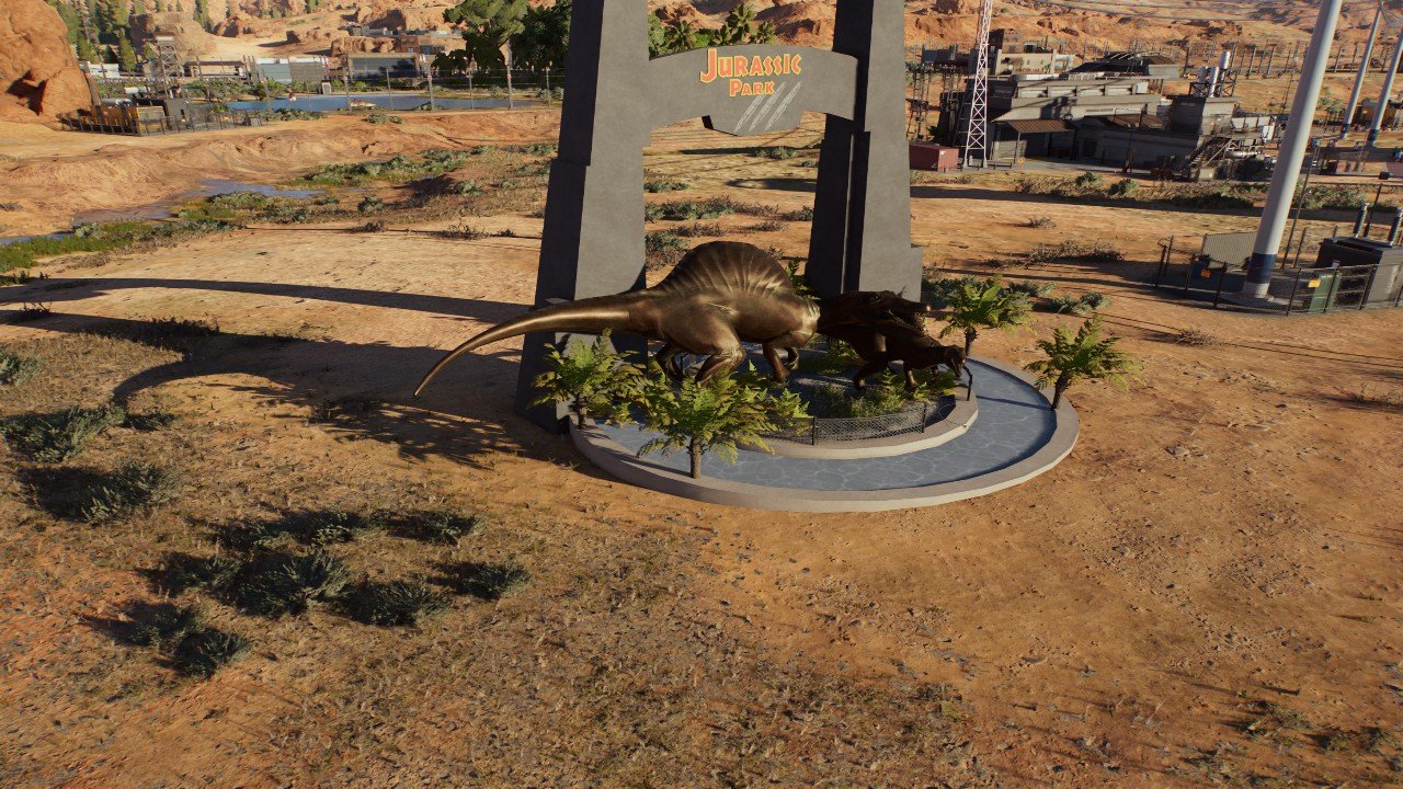 Jp3 fountain - Jurassic World Evolution 3 mod - Frontier Workshop