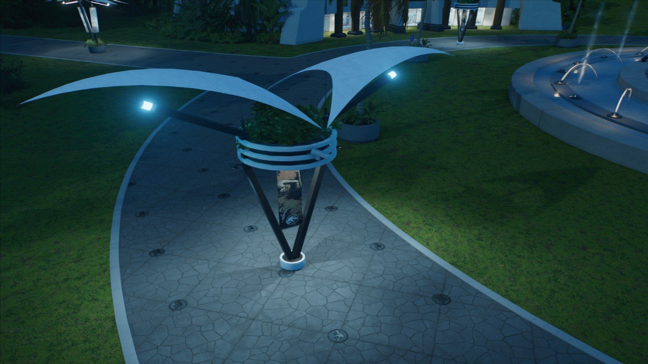 Modern Lamp Post 1 - ワークショップ - ジュラシック・ワールド・エボリューション 3