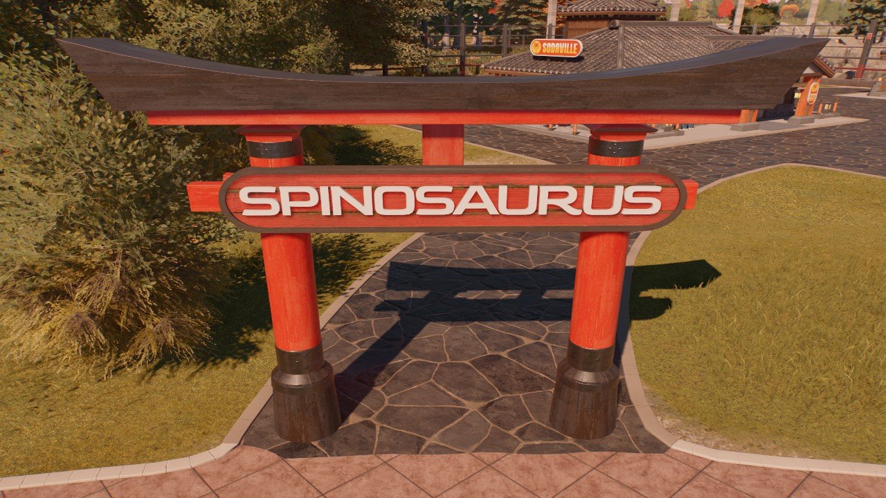 Spinosaurus Tori Gate - Workshop - Jurassic World Evolution 3