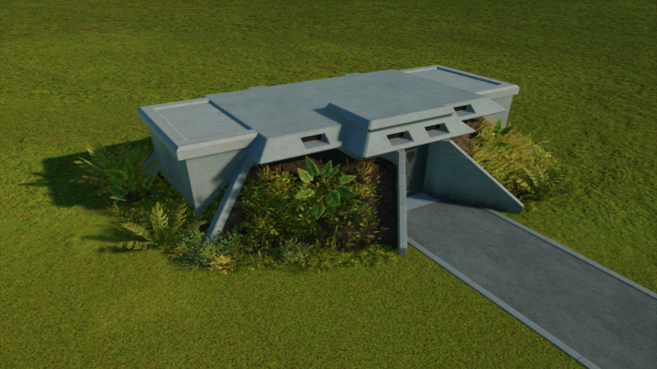 Jurassic Park Bunker - Emergency Shelter - Workshop - Jurassic World ...