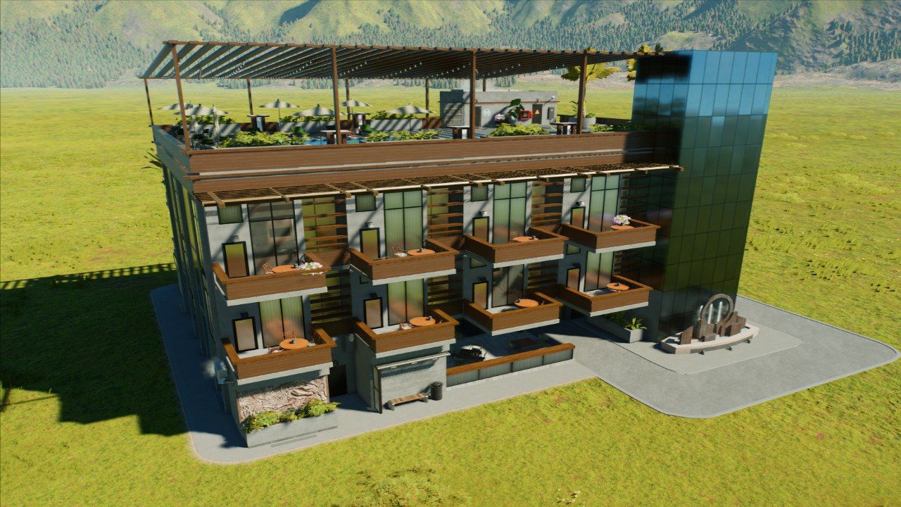 Small Modern Hotel - 창작마당 - 쥬라기 월드 에볼루션 3