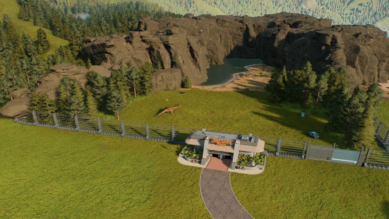 Rock "The Dwayne" Johnson Enclosure Back - Workshop - Jurassic World ...