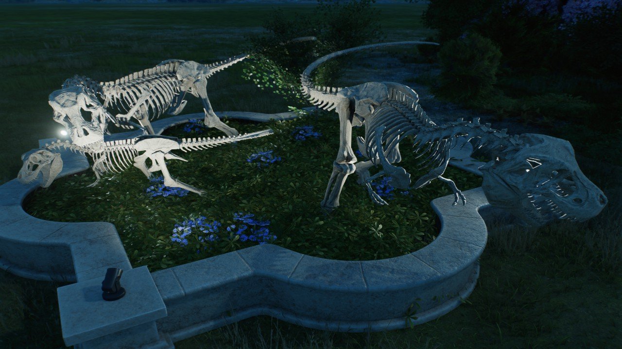 T. Rex Family Statue - Workshop - Jurassic World Evolution 3
