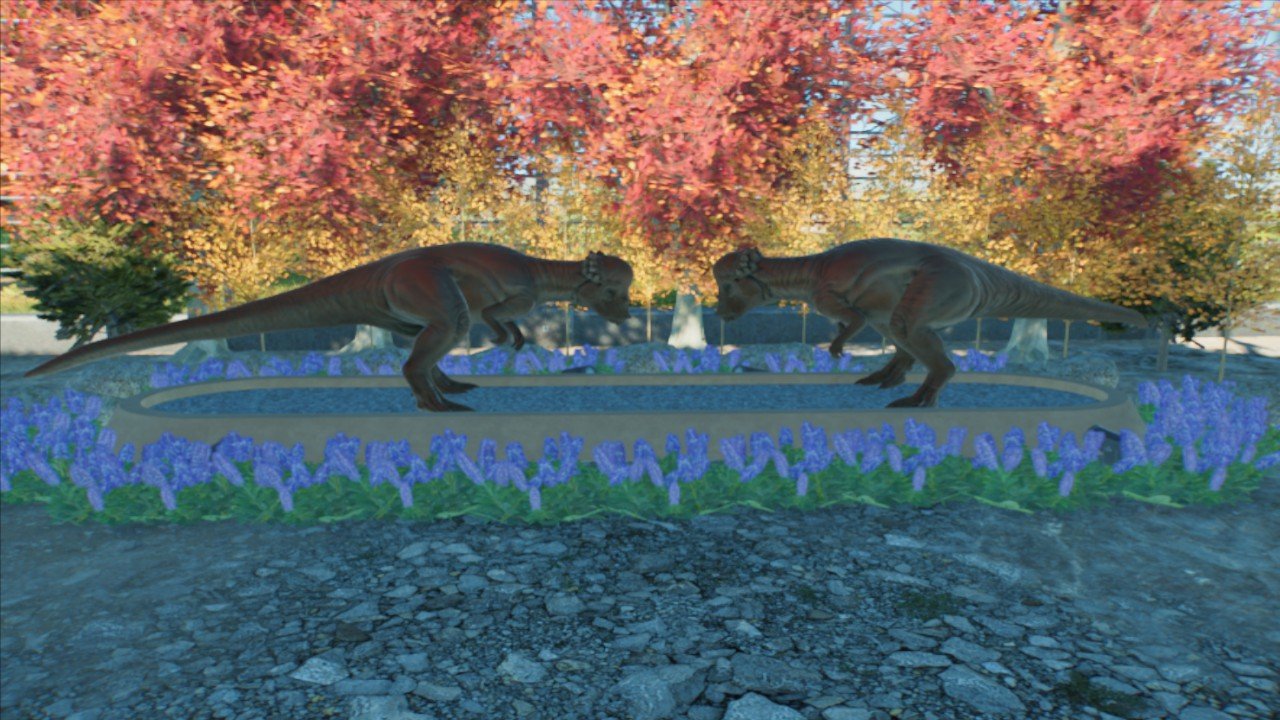 Pachy Staredown Statue - Workshop - Jurassic World Evolution 3