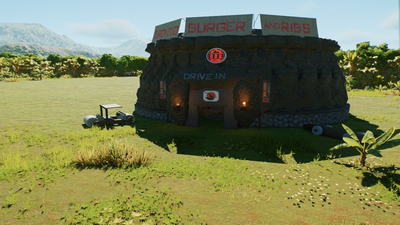 Fred & Barney's Bedrock BBQ - Workshop - Jurassic World Evolution 3
