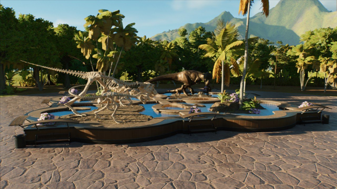 Duality Fountain (Dynamic) - Workshop - Jurassic World Evolution 3