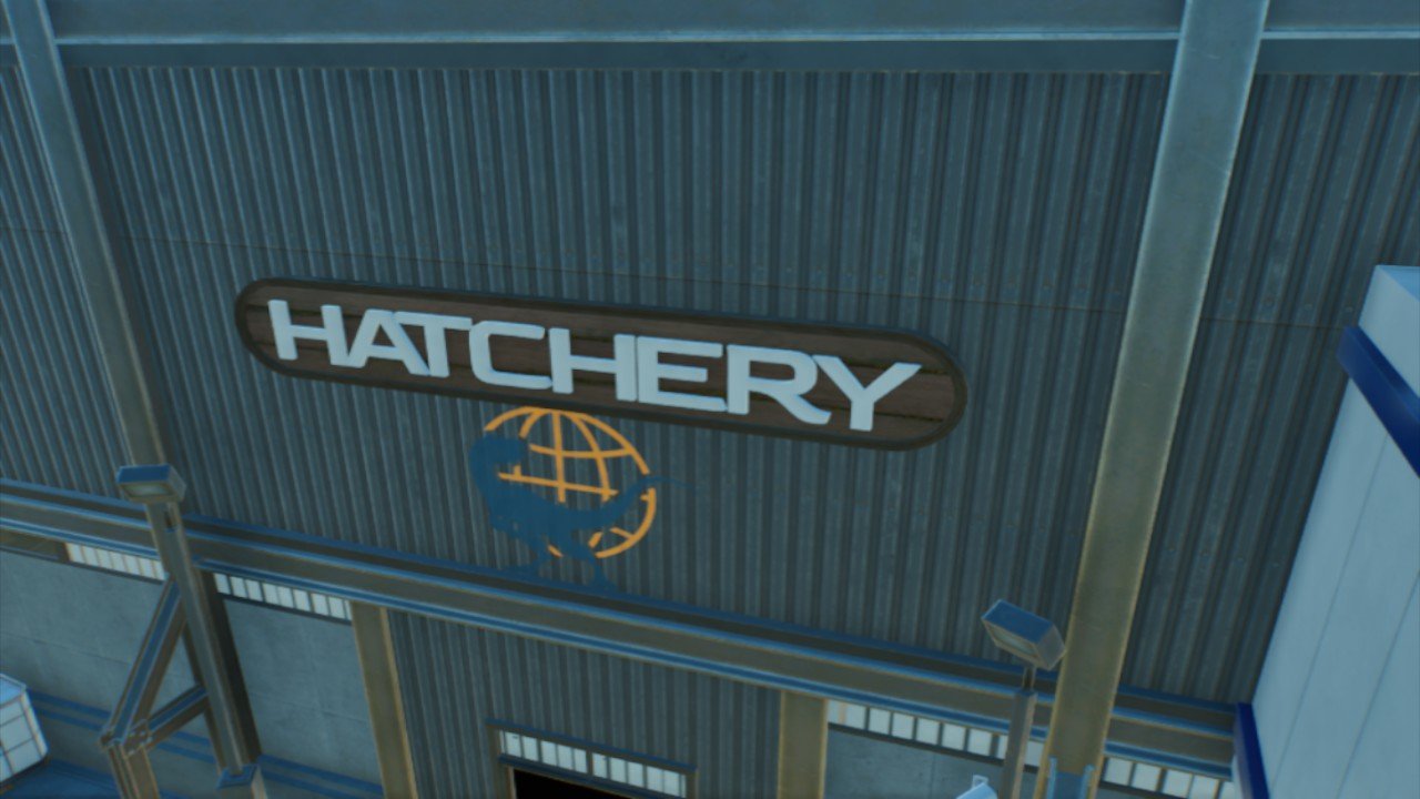hatchery sign that can be put on a building - Workshop - Jurassic World ...