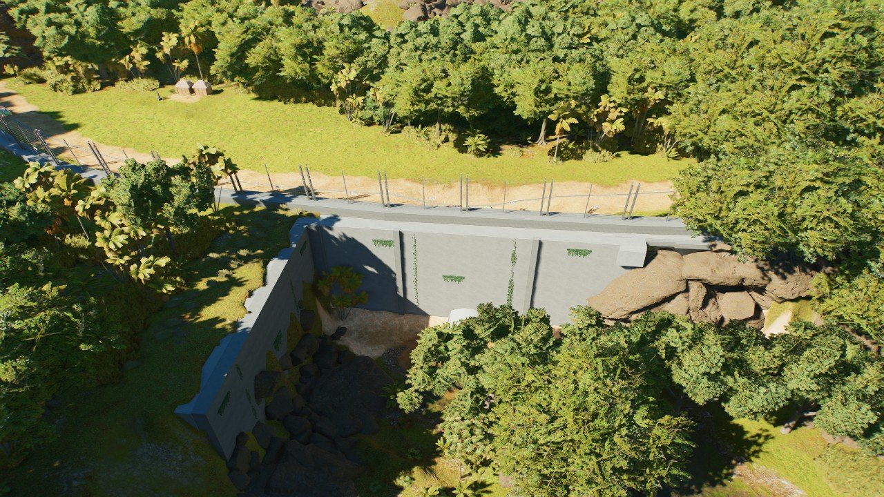 93' T-Rex Paddock Wall - Workshop - Jurassic World Evolution 3