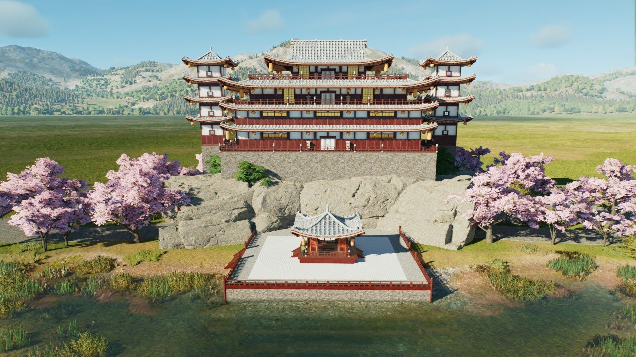 JAPANESE CASTLE - Workshop - Jurassic World Evolution 3