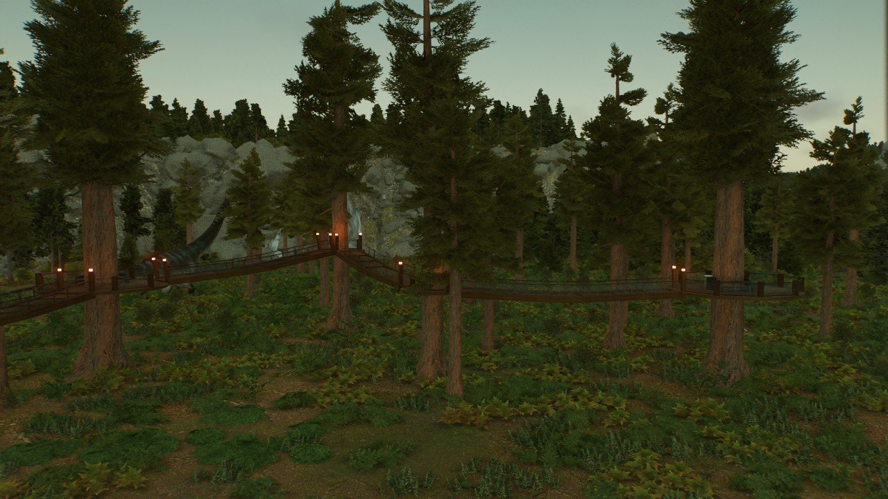 Redwood treetop walkway - Workshop - Jurassic World Evolution 3