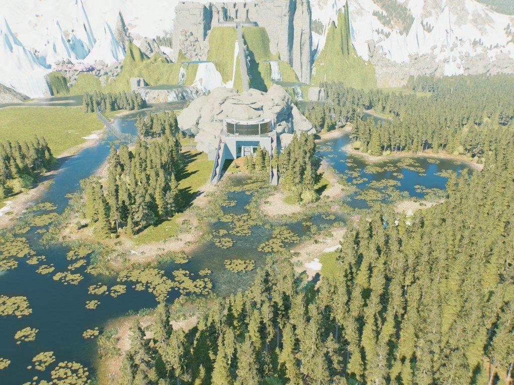 biosyn map - Jurassic World Evolution 3 creation - Frontier Workshop